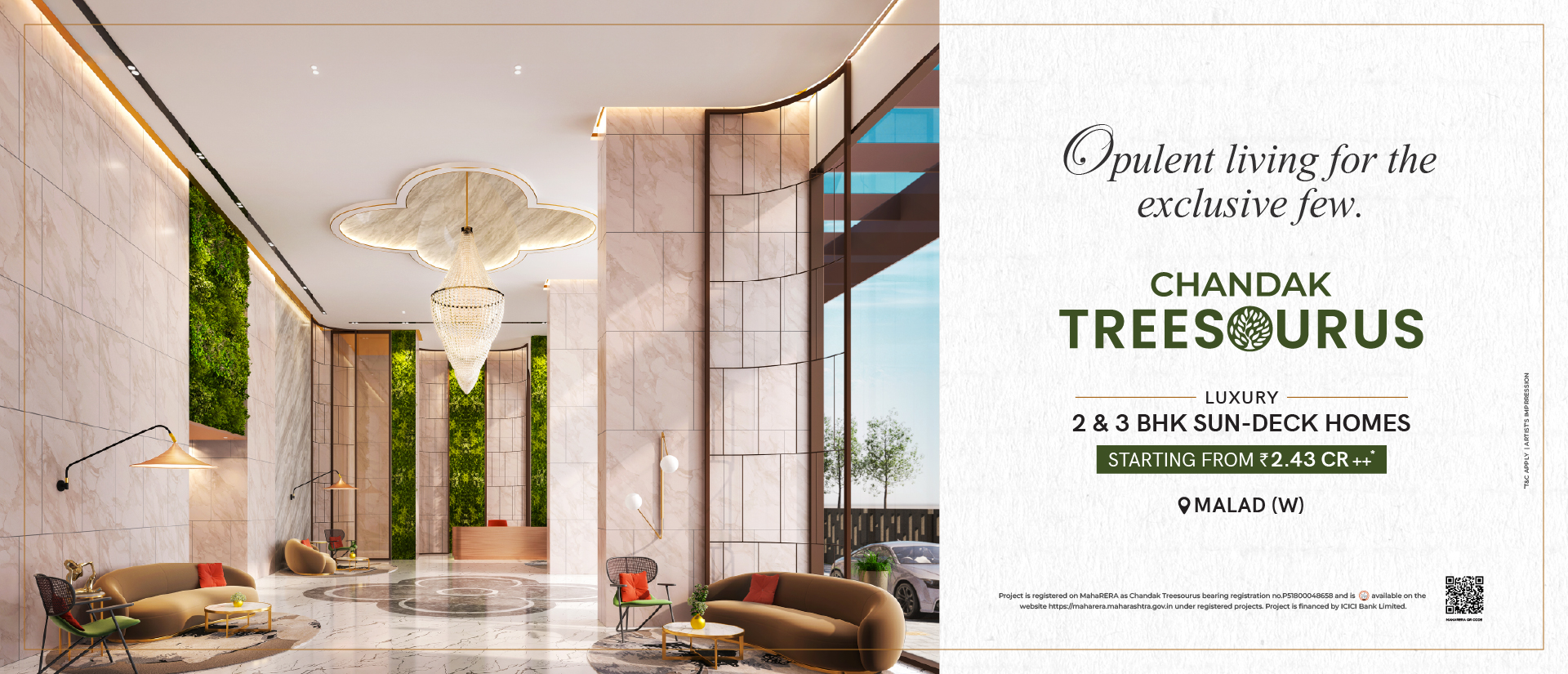 Chandak Treesourus | Largest-In-Class 3BHK Sundeck Homes in Malad West ...