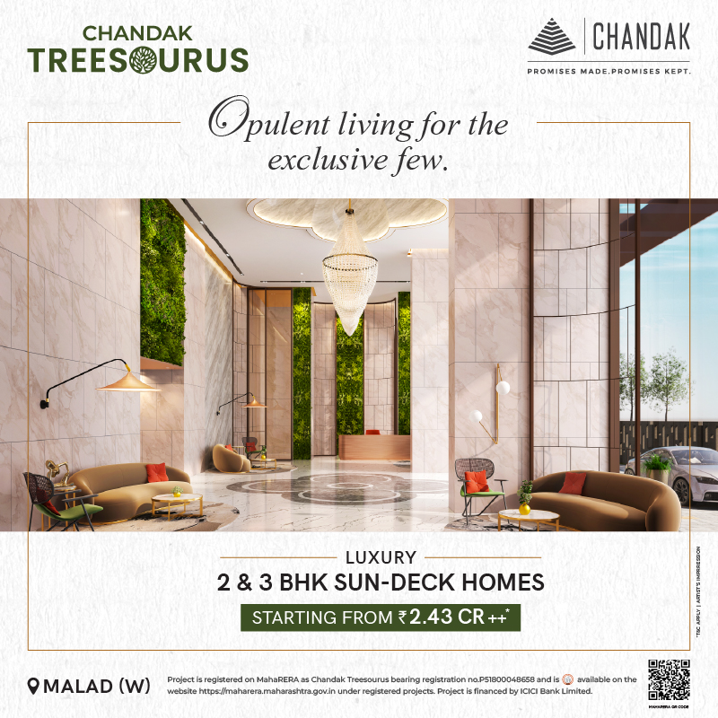Chandak Treesourus | Largest-In-Class 3BHK Sundeck Homes in Malad West ...