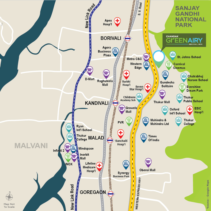 Chandak GreenAiry | 1&2 BHK with Jodi Options in Borivali, WEH ...