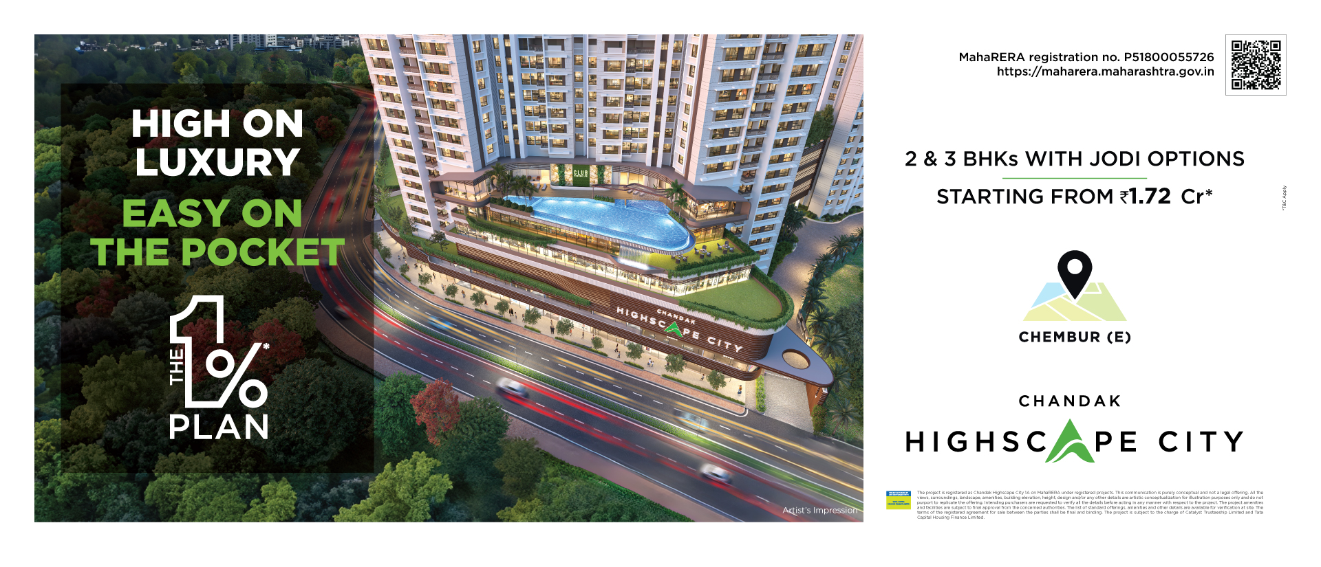 Chandak Highscape City - 1, 2 & 3 BHK Flats in Chembur East by Chandak ...