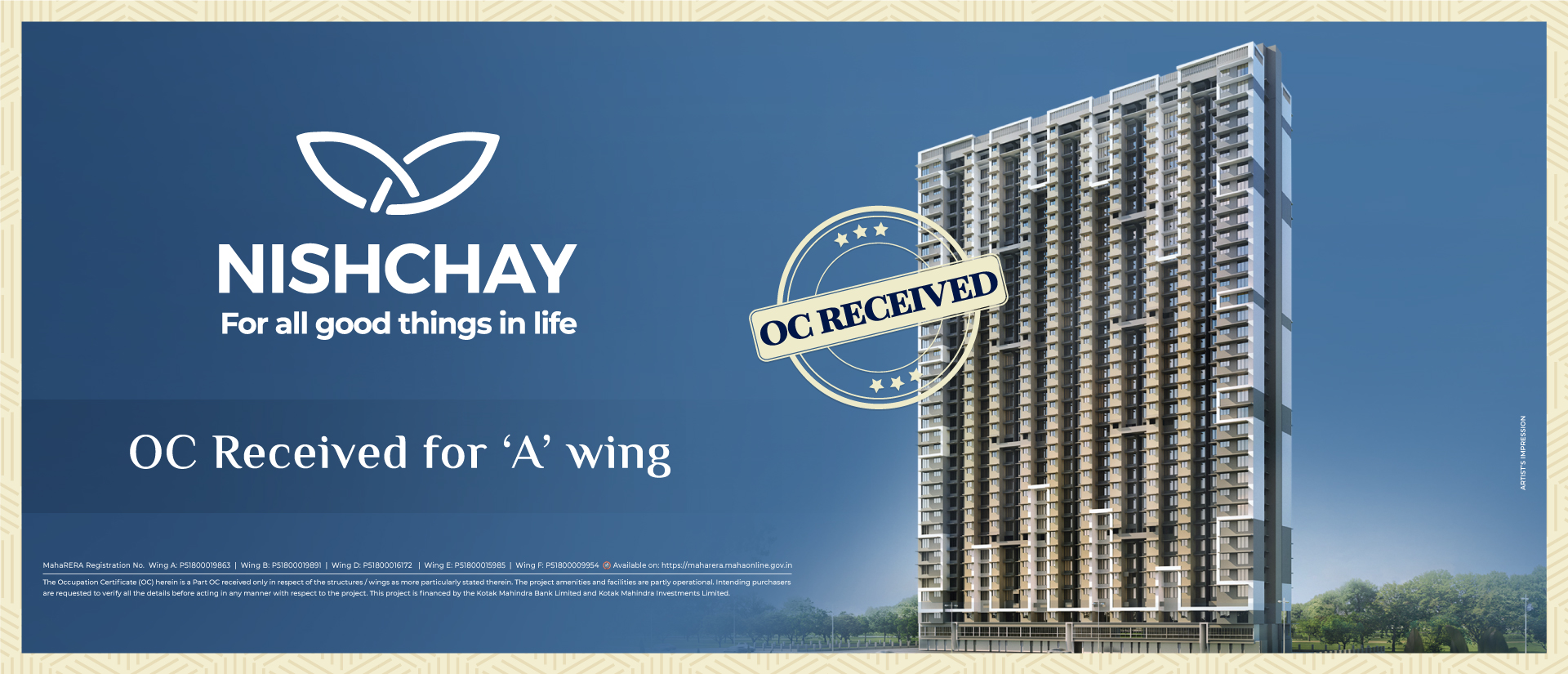 Nishchay - Smart 1 & 2 BHK Homes for Sale near Borivali East, Mumbai ...